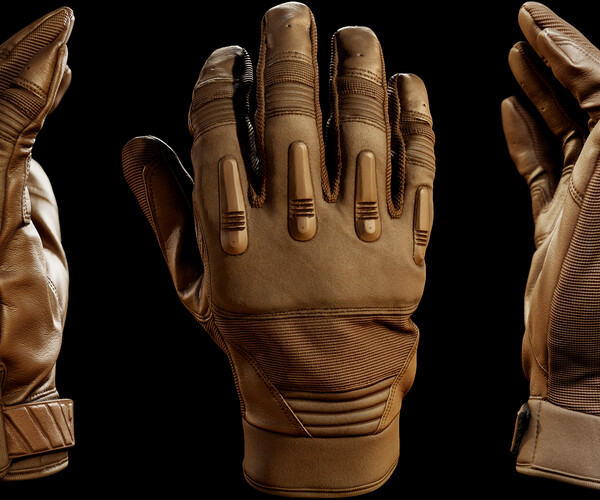 ArtStation - Tactical Gloves 039 | Game Assets