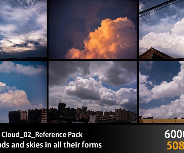 ArtStation - Cloud_02_Reference Pack | Resources