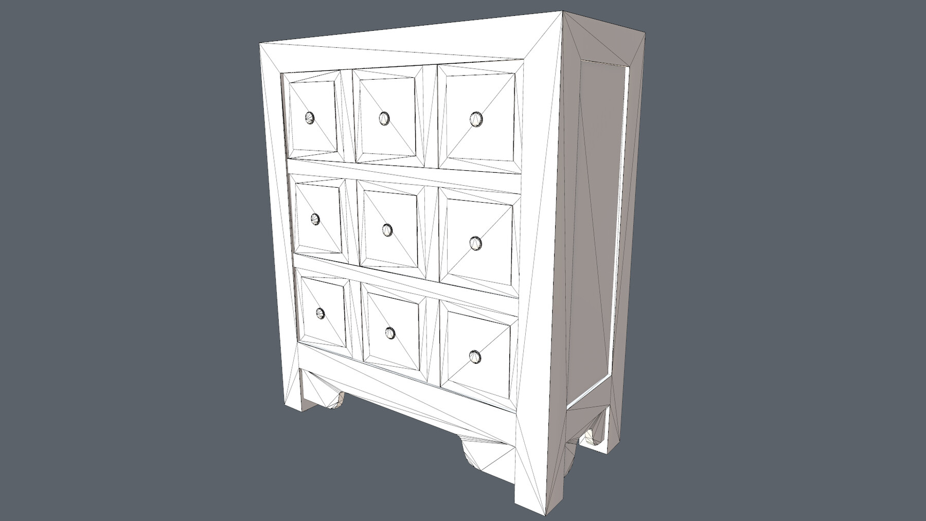 ArtStation - Old Commode | Game Assets