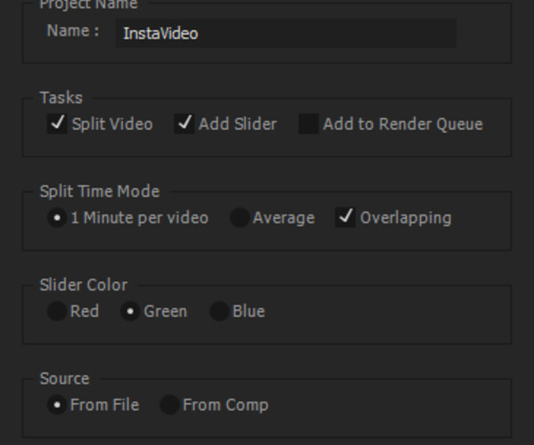 ArtStation - Insta Video Splitter Script | Resources