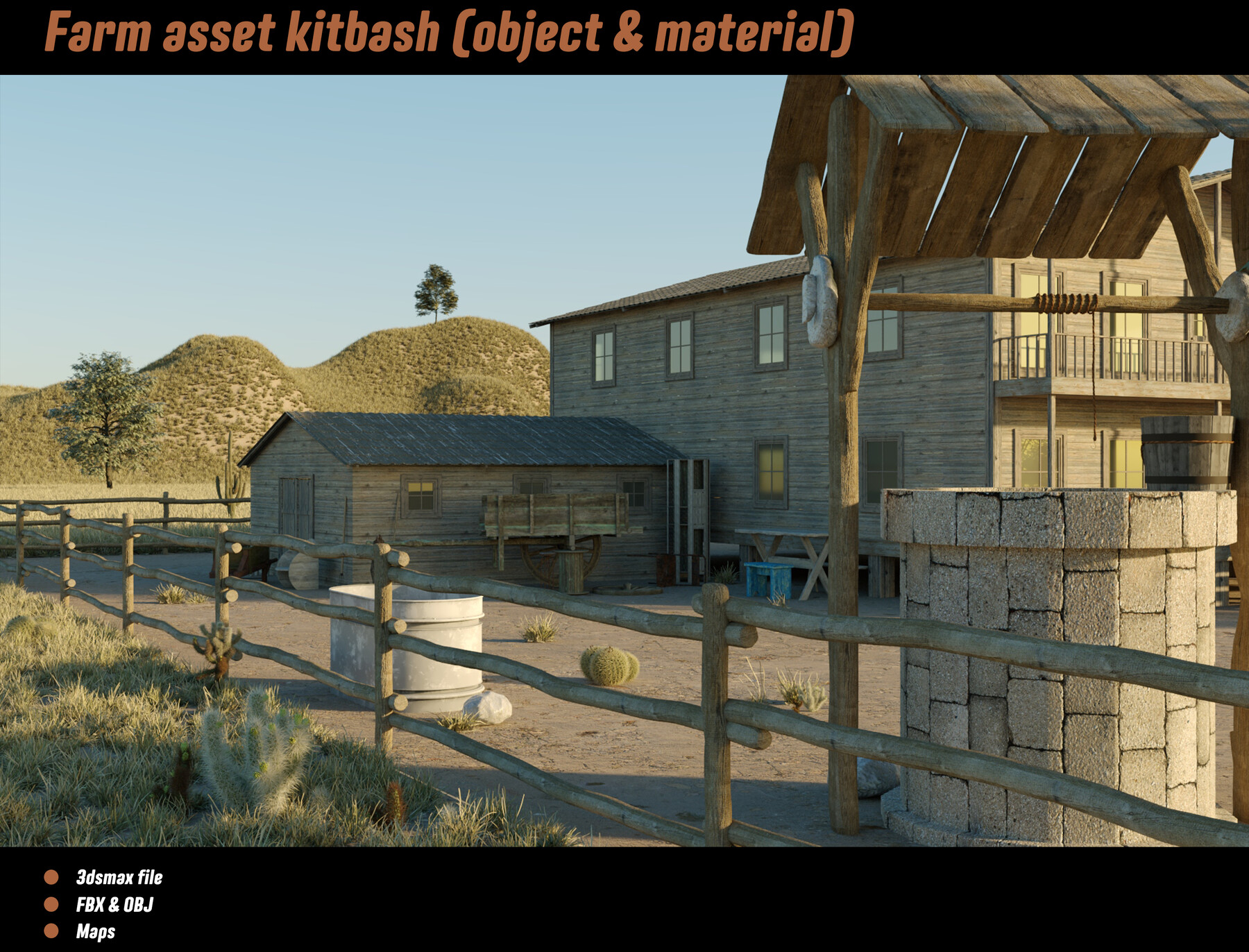 ArtStation - Farm asset kitbash | Game Assets