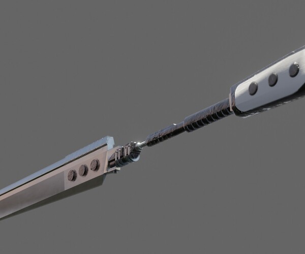 ArtStation - Cyberpunk Sword | Game Assets