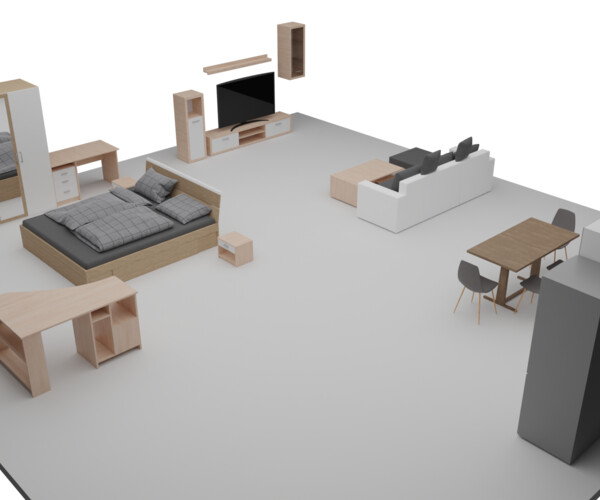 ArtStation - Small House Asset | Game Assets