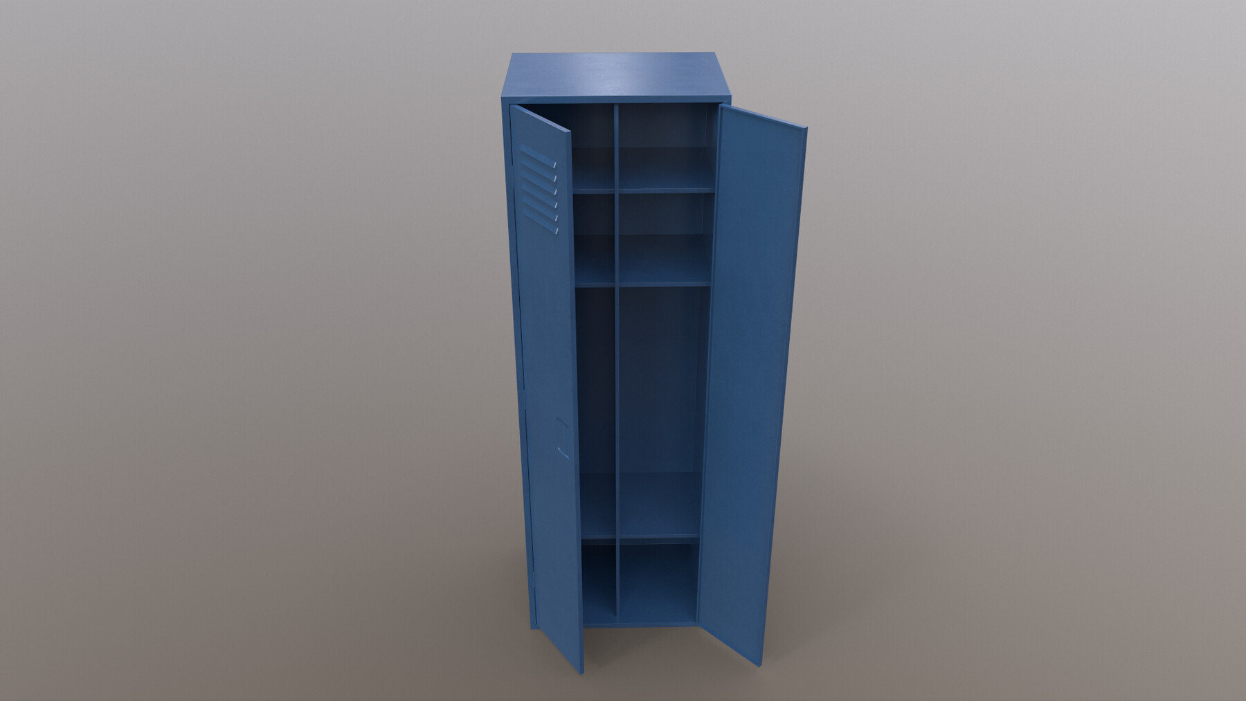 ArtStation - PBR School Gym Locker 09 - Blue Dark | Game Assets