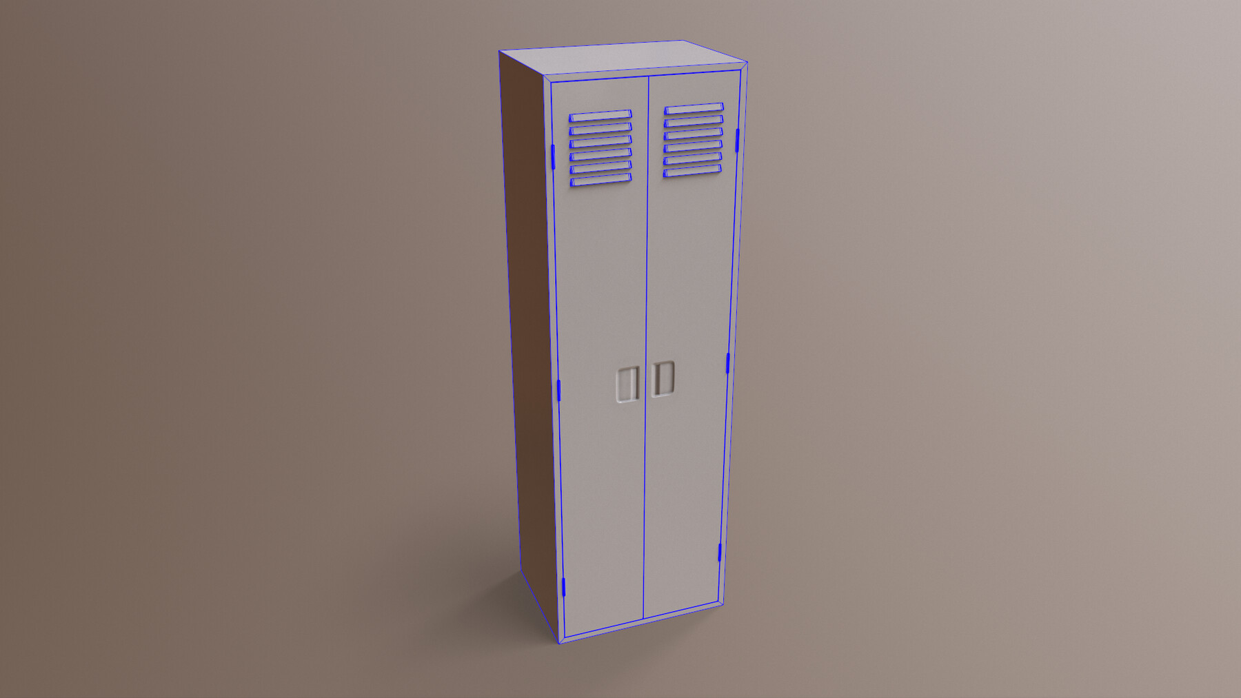 ArtStation - PBR School Gym Locker 09 - Green Dark | Game Assets