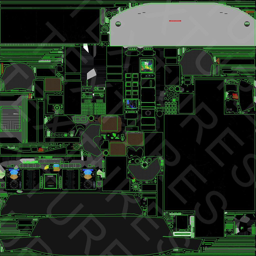 ArtStation - Bell-412 NYPD Detailed cockpit | Resources