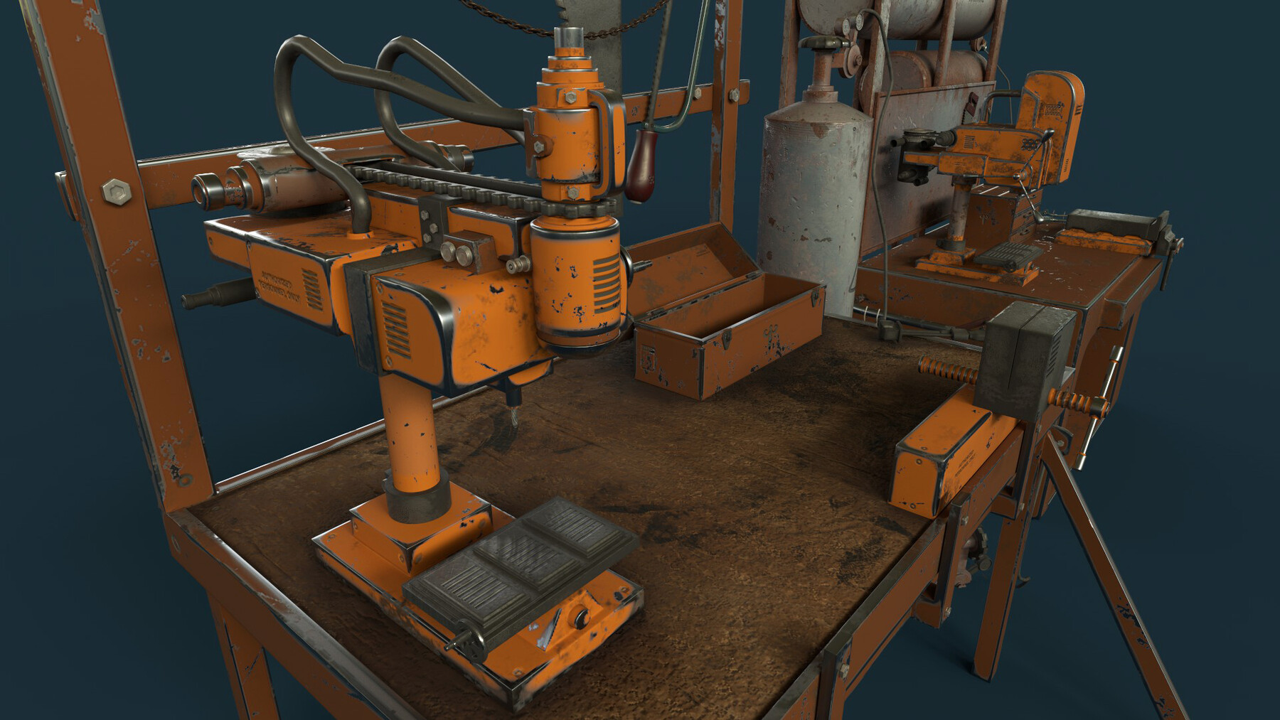 ArtStation - industrial work assets game ready low poly and high poly ...