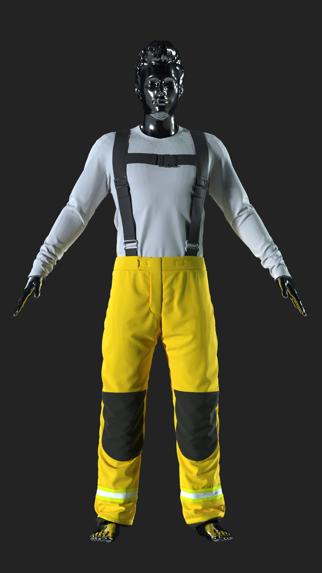 ArtStation - Male Firefighter Outfit CLO/Marvelous design | Game Assets