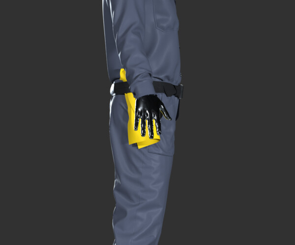 ArtStation - Male Overall/Janitor Marvelous/CLO project + OBJ | Game Assets
