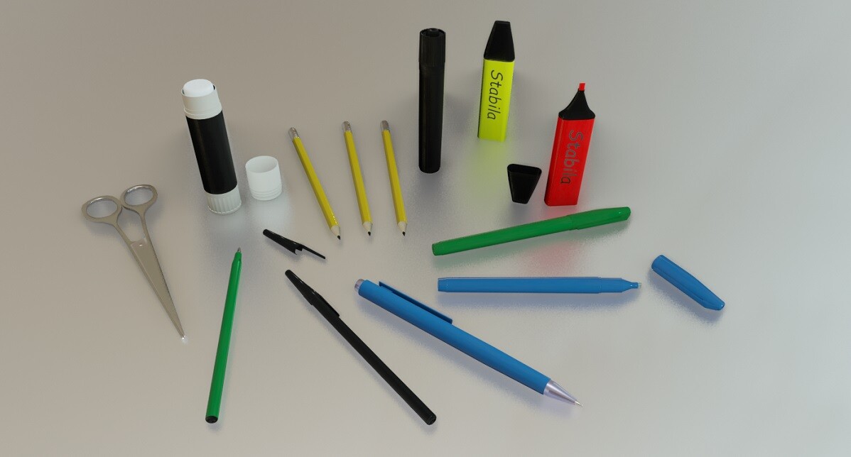 ArtStation - Stationery Pack | Game Assets