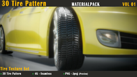 ArtStation - 30 Tire Pattern | Game Assets