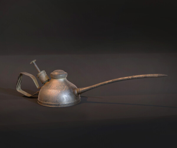 ArtStation - 5 Oil cans 3d model With 4K texture + Metal & Wood Grunge ...