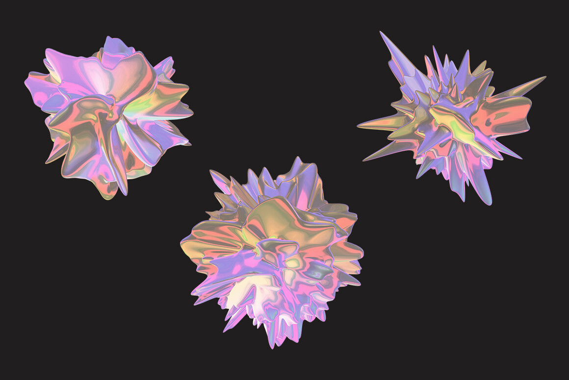 ArtStation - 3D Gradients - 9 abstract renders | Resources