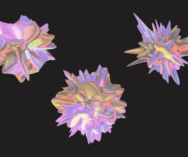 ArtStation - 3D Gradients - 9 abstract renders | Resources