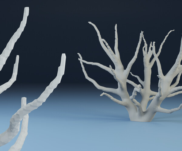 ArtStation - Dead Trees 3D Printable | Resources