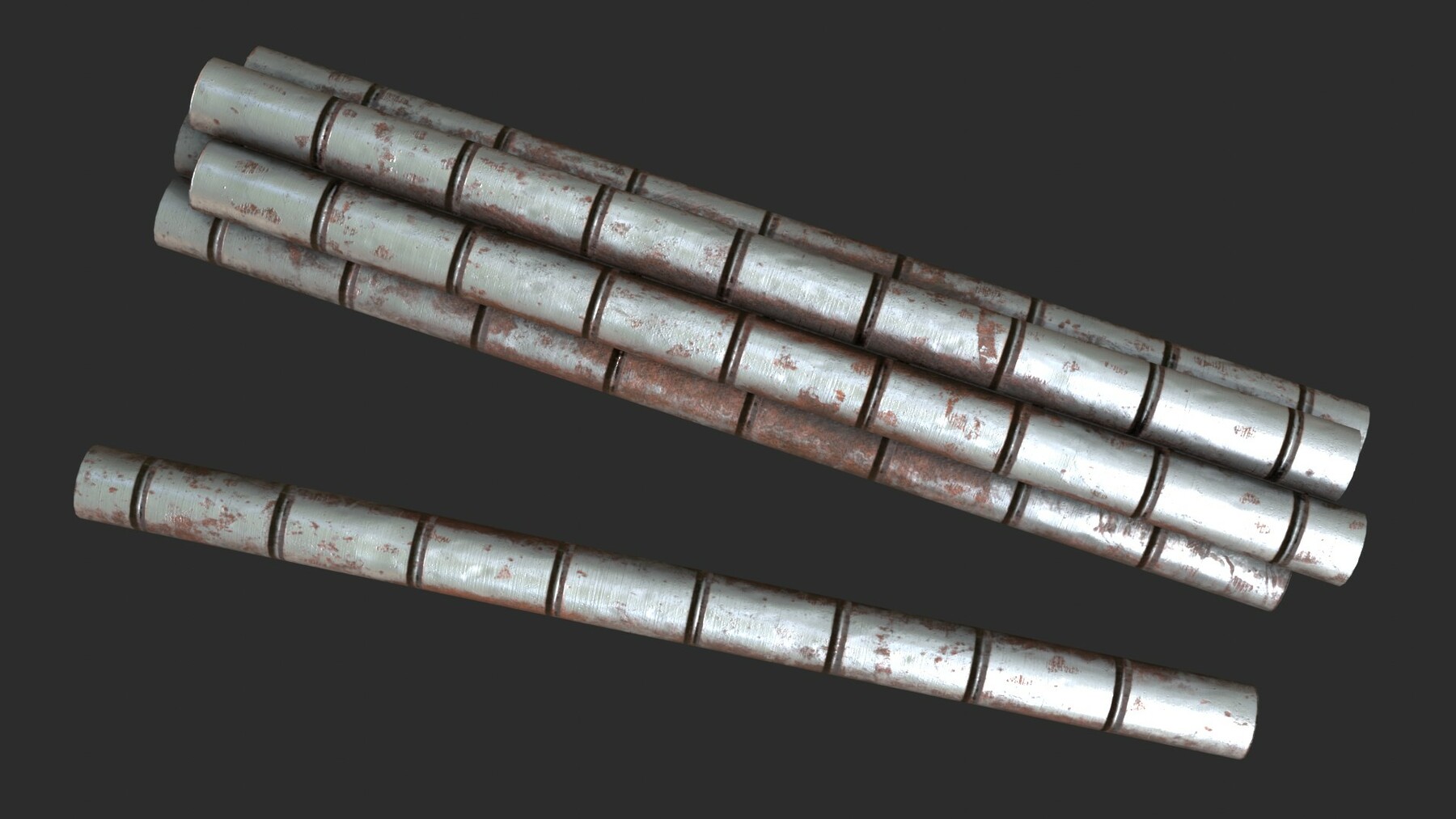 ArtStation - Metallic Pipes Duct | Game Assets