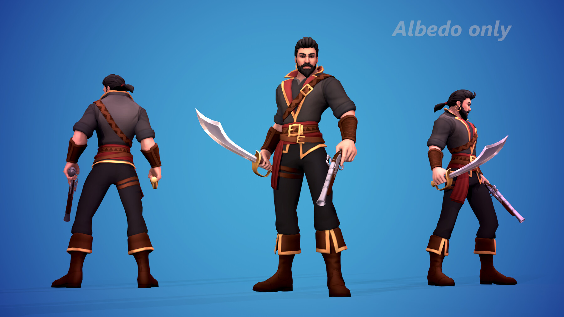 ArtStation - Pirate John | Game Assets
