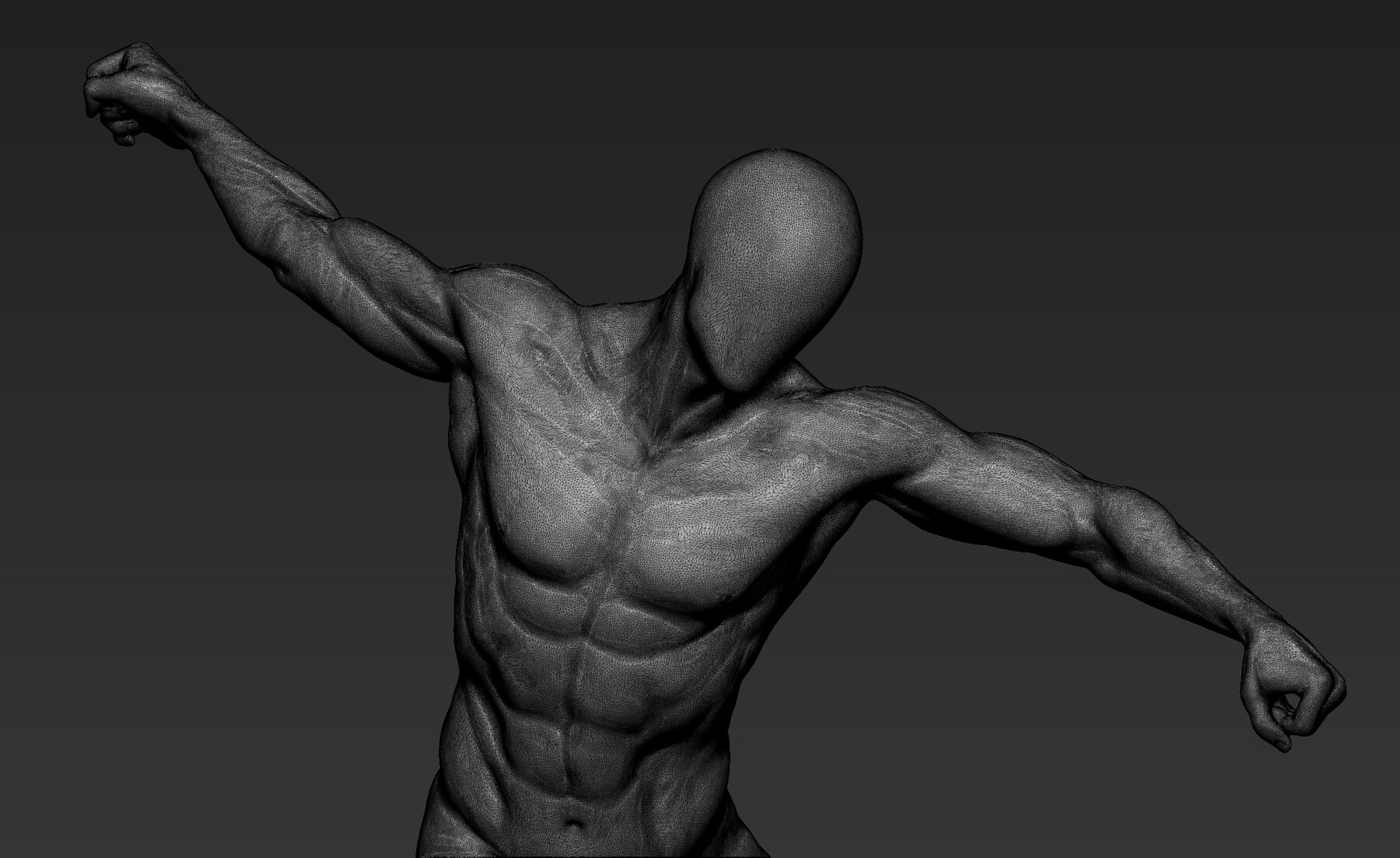 ArtStation - Male Full Body Sculpt Pose 16 | Resources
