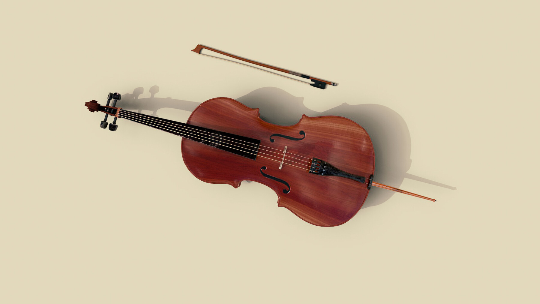 ArtStation - cello Musical instruments full detail low poly and high ...