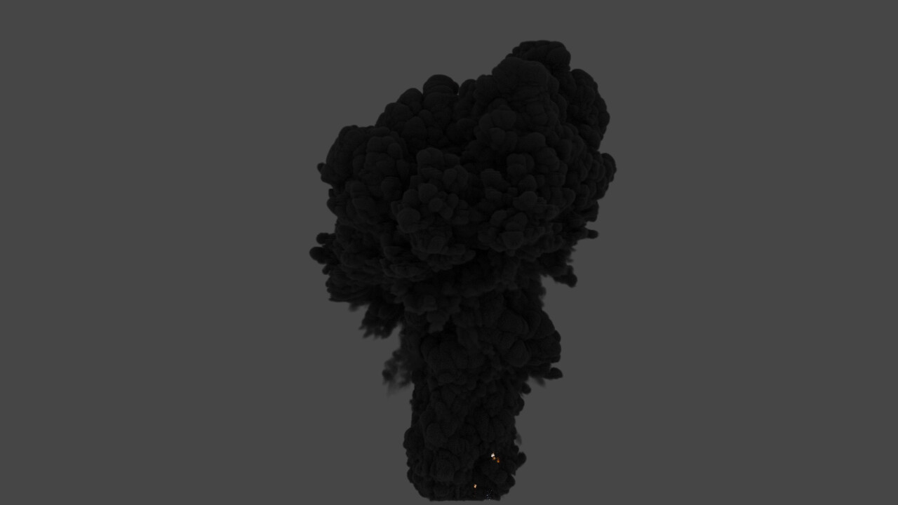 ArtStation - VDB Fire and smoke simulation | Game Assets