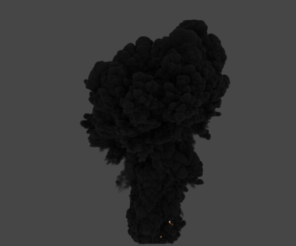ArtStation - VDB Fire and smoke simulation | Game Assets