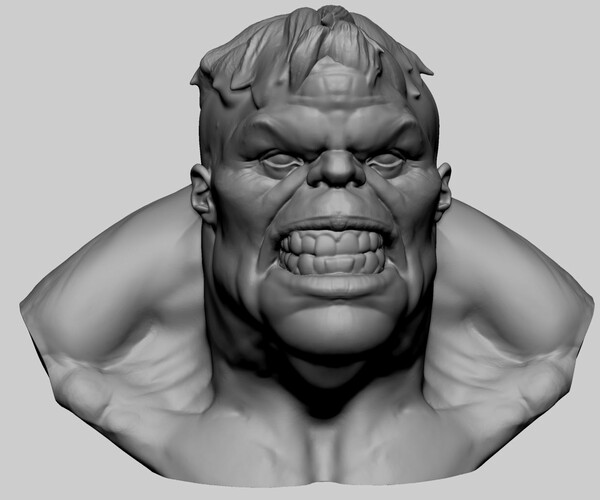 ArtStation - Hulk Bust | Resources