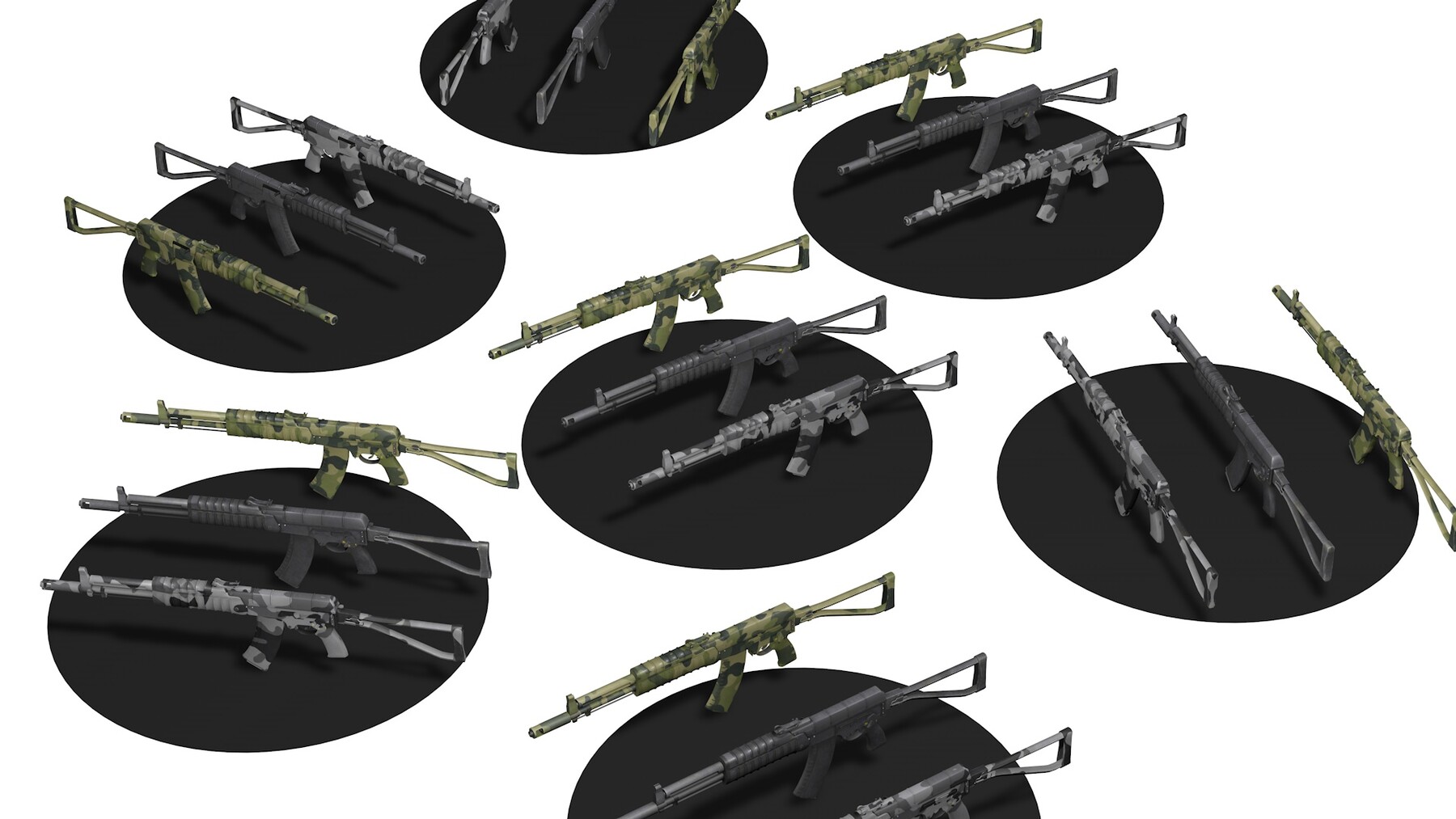 ArtStation - AEK - 971 Russian machine Low-poly | Game Assets