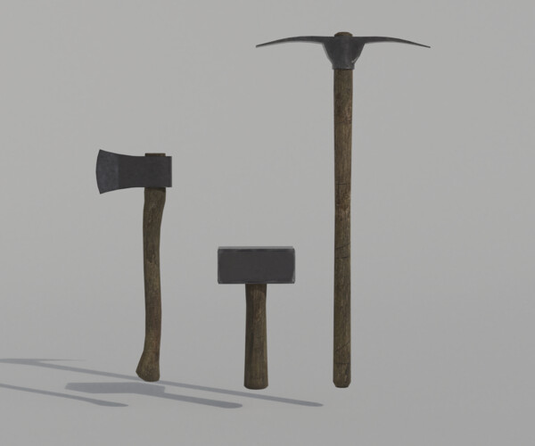 ArtStation - Low Poly toolset | Game Assets