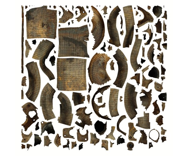 ArtStation - Rusty Exhaust Manifold Raw Scanned 3D Model | Resources