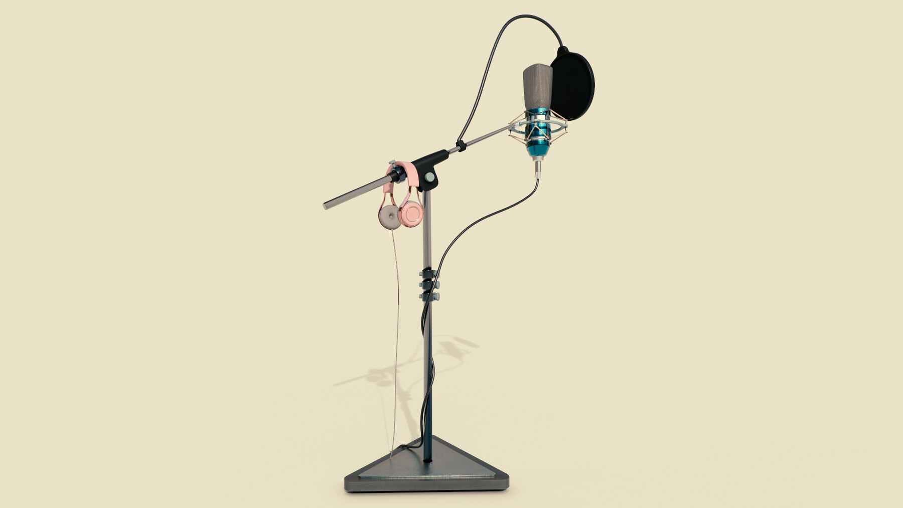 ArtStation - microphone Musical instruments full detail low poly and ...