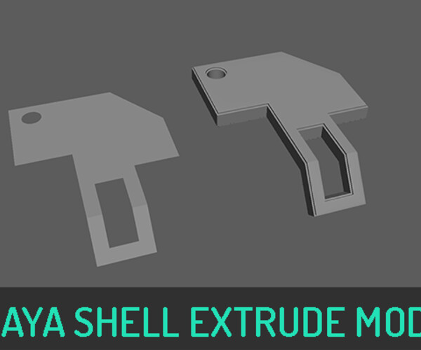 ArtStation - (MAYA)Shell Extrude Modifier | Resources