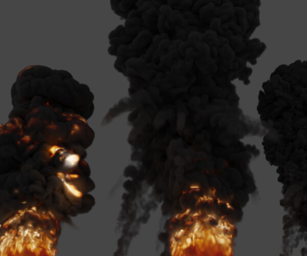 ArtStation - VDB Simple explosion | Game Assets