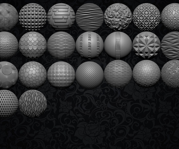 ArtStation - +75 4K Trim Alpha/Pattern | Brushes