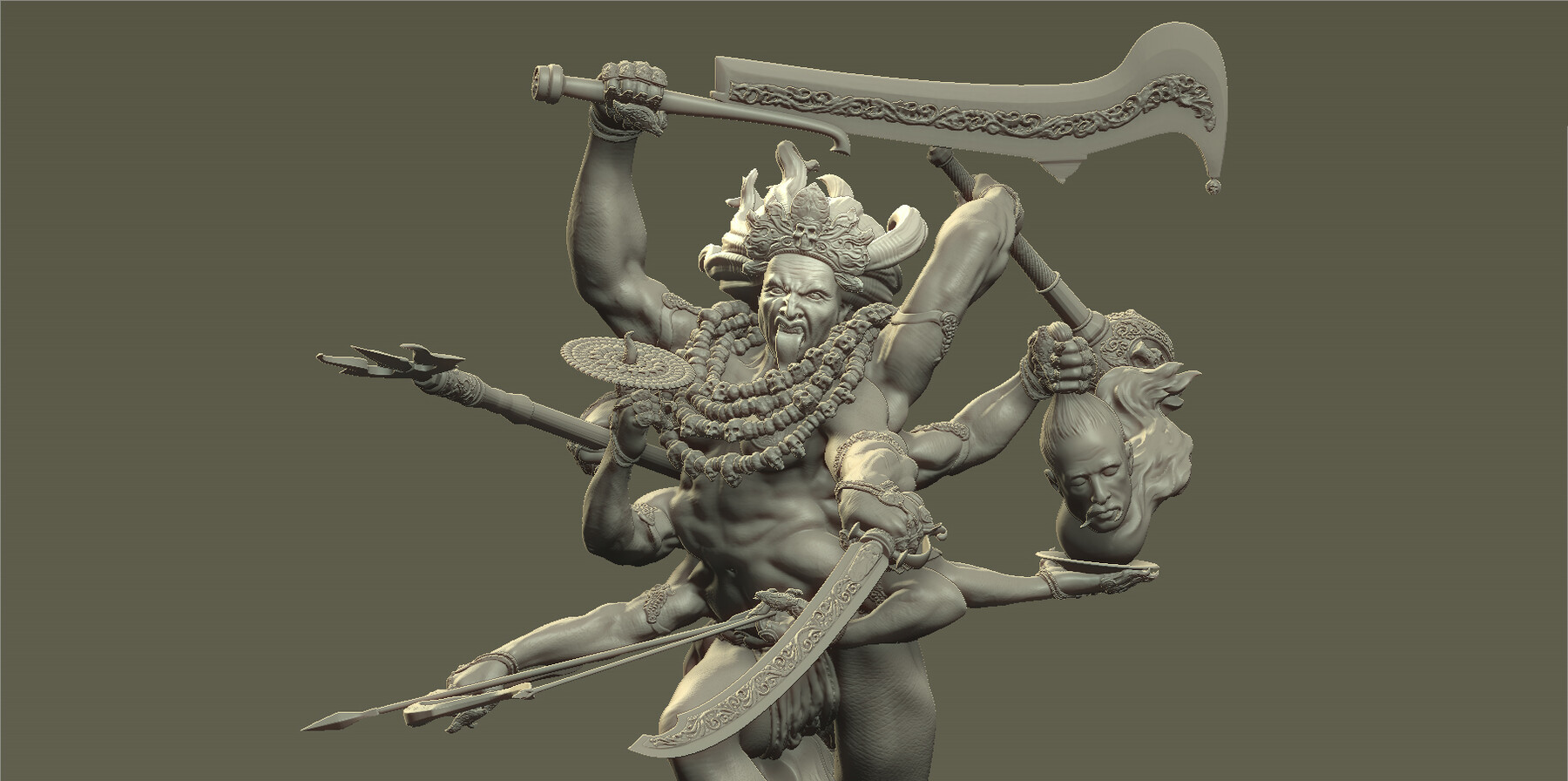 ArtStation - Goddess Kali 3D Print | Resources