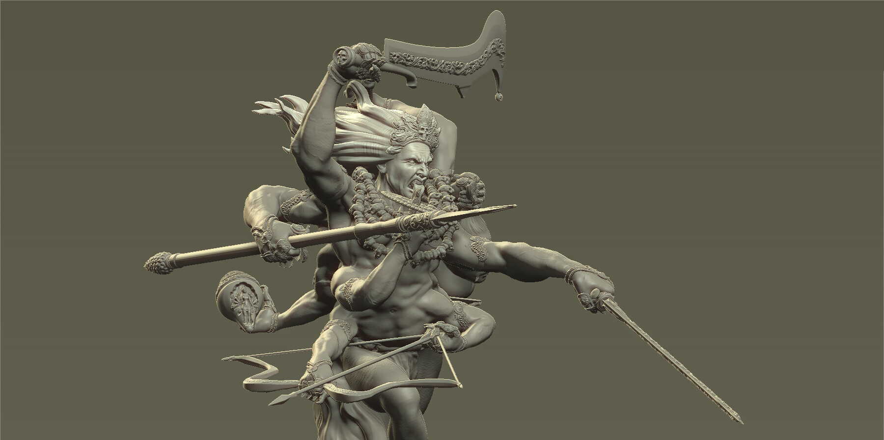 ArtStation - Goddess Kali 3D Print | Resources