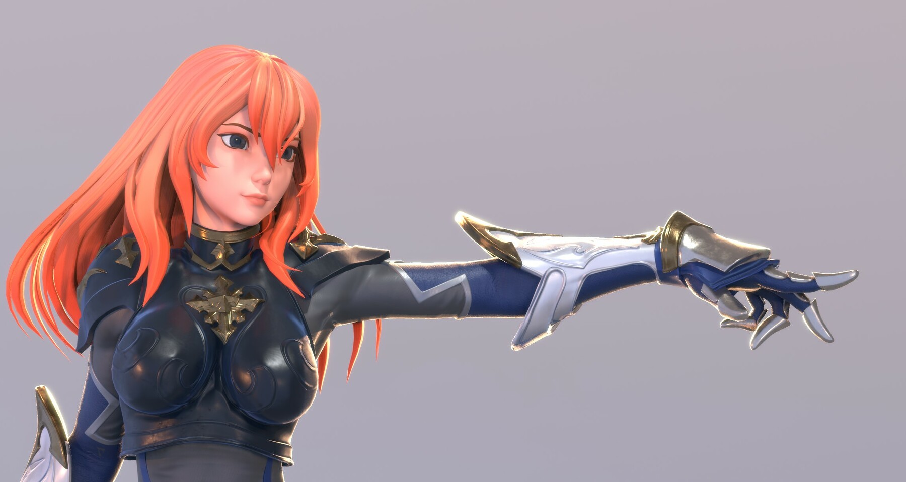 ArtStation - Ninja Girl Character Creation - Real-time process videos ...