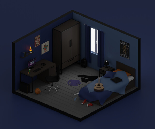 ArtStation - Bedroom | Game Assets
