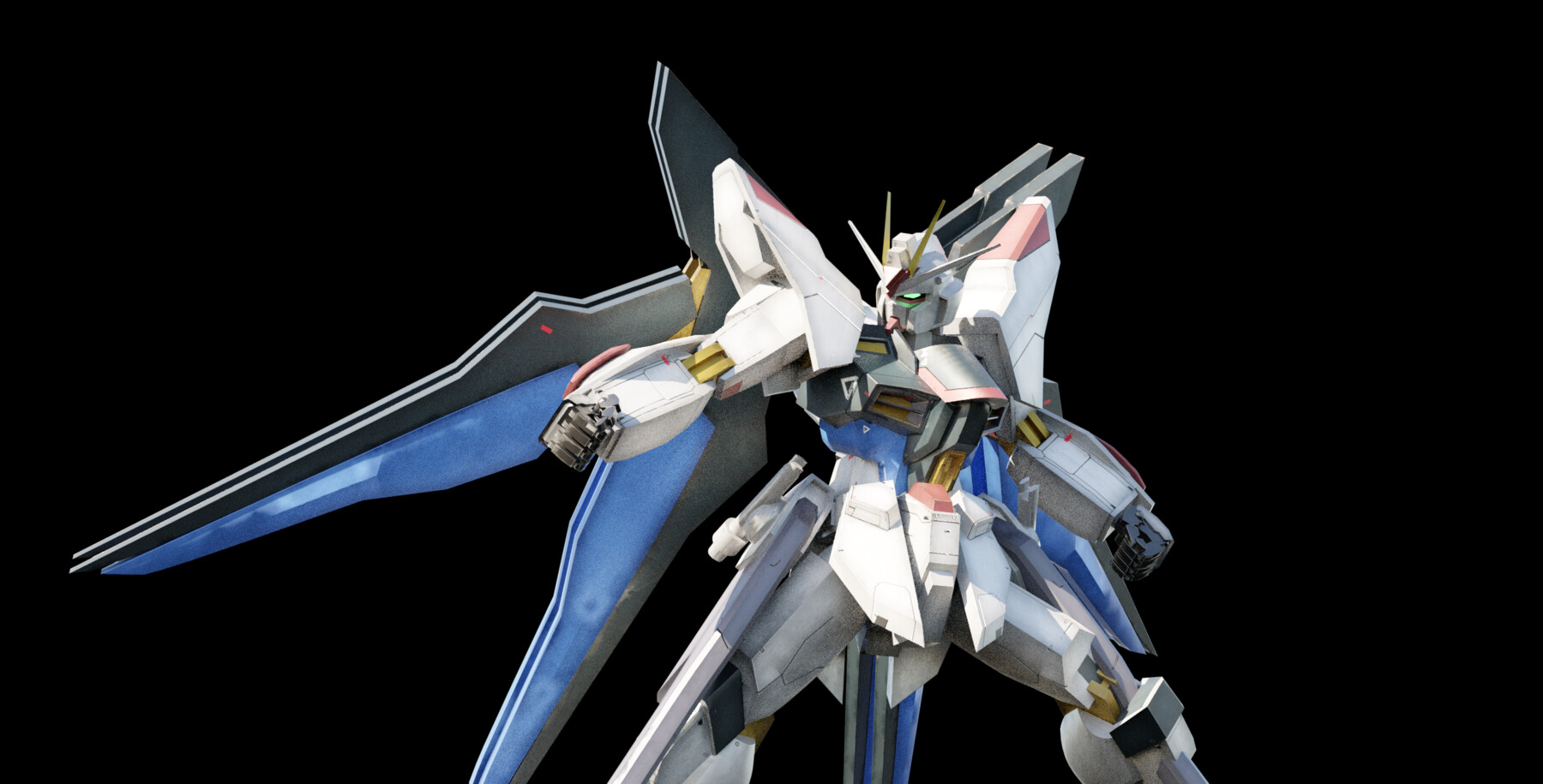ArtStation - STRIKE FREEDOM GUNDAM 3d model rigged | Resources