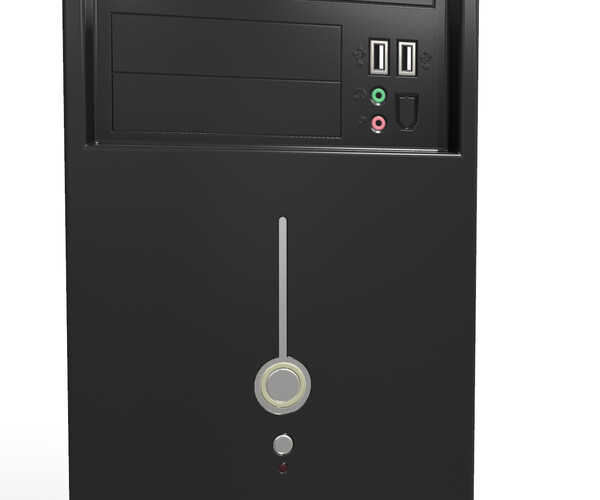 ArtStation - Computer Tower | Game Assets