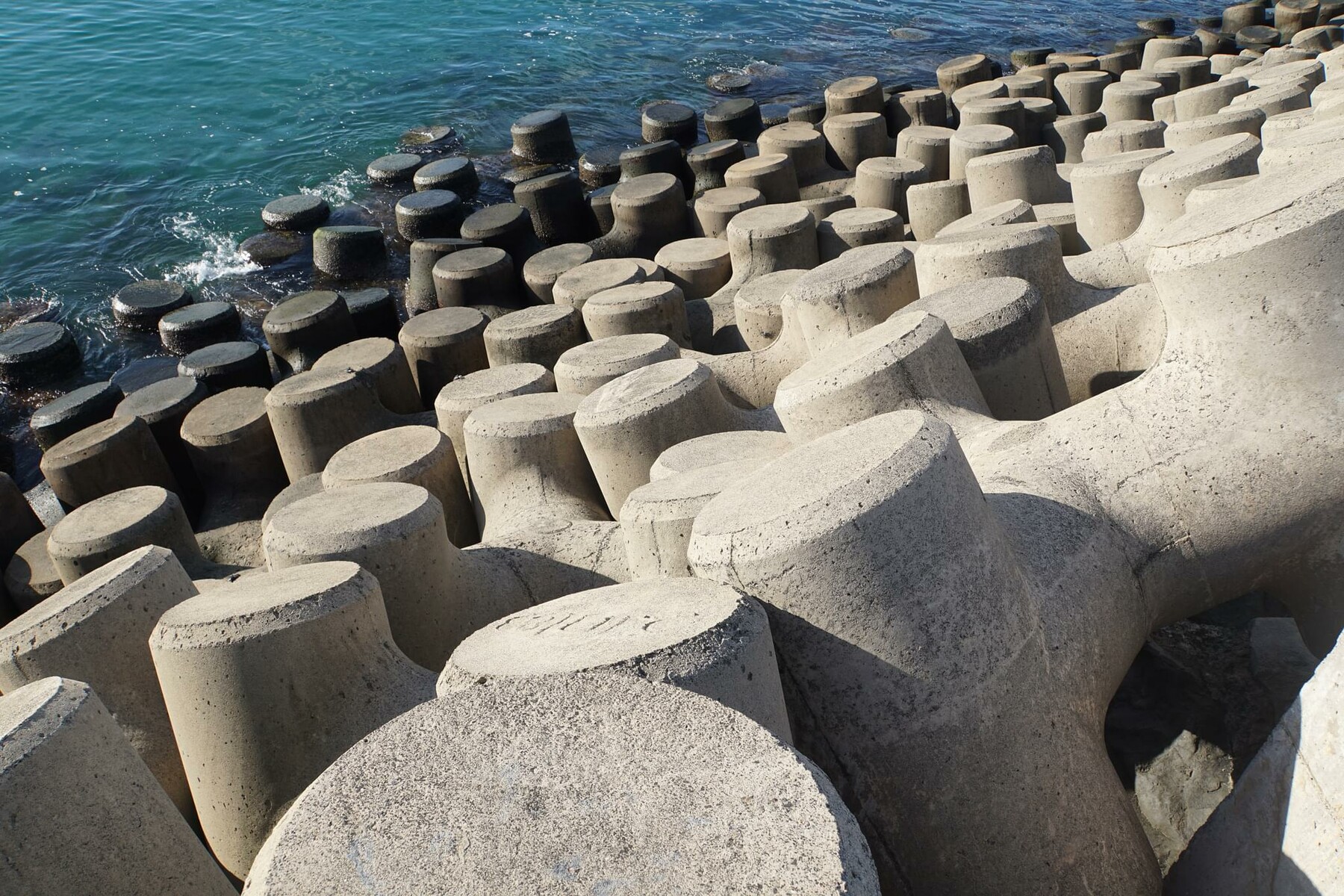 ArtStation - 149 photos of Tetrapods Coastal Concrete Blocks | Resources