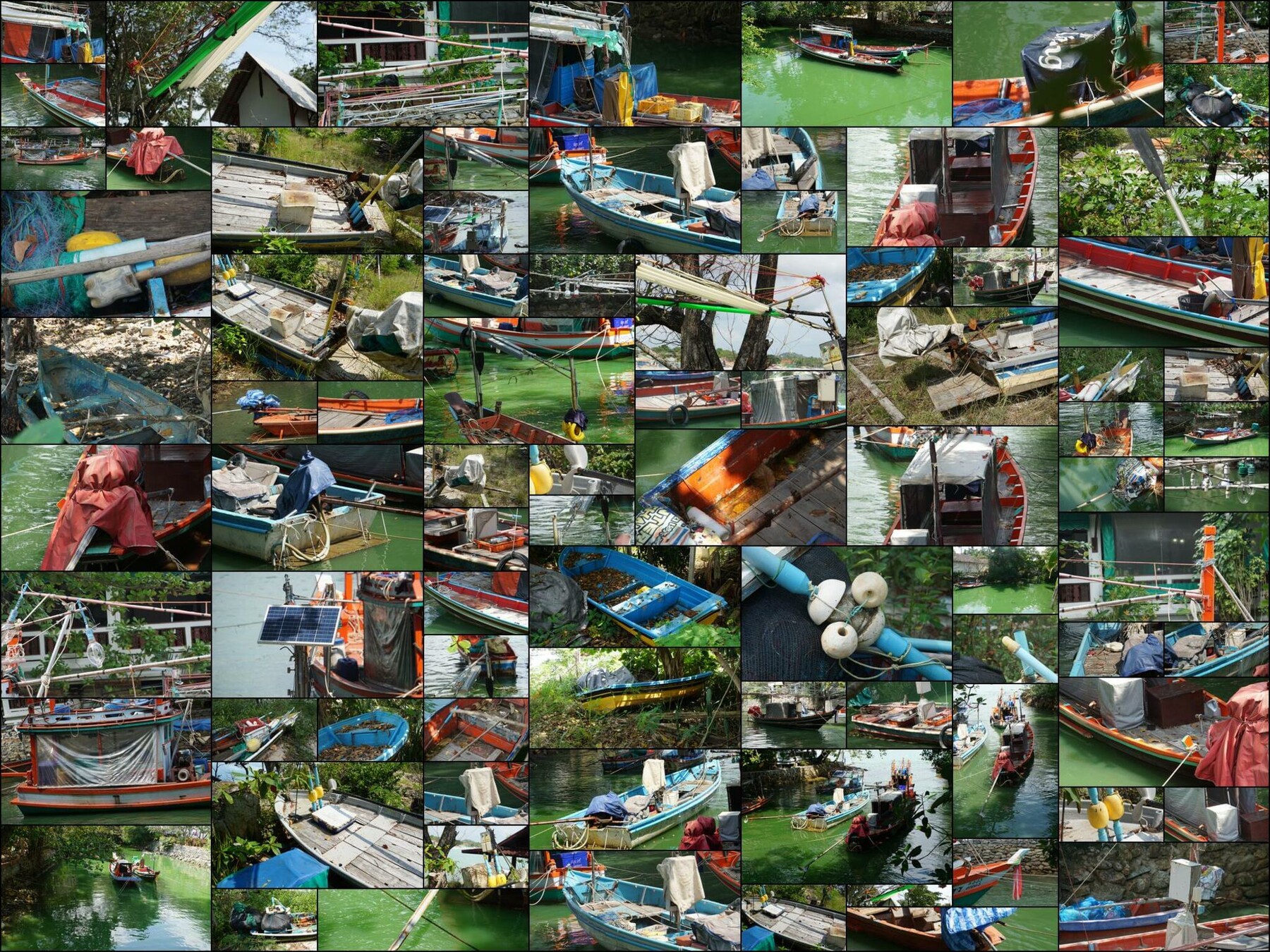 ArtStation - 254 photos of Handmade Wooden Asian Boats | Resources