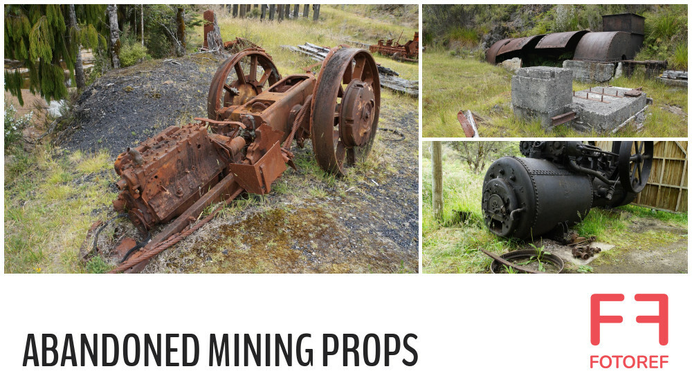 FOTOREF.COM Photo Packs - 157 photos of Abandoned Mining Props
