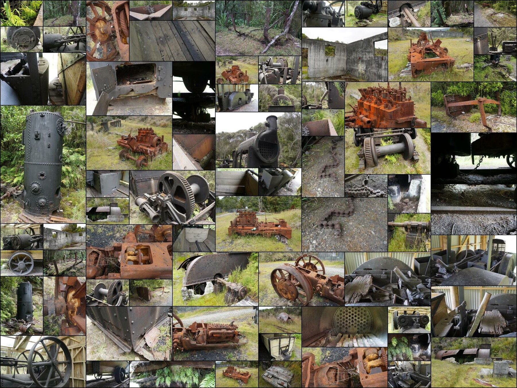 ArtStation - 157 photos of Abandoned Mining Props | Resources