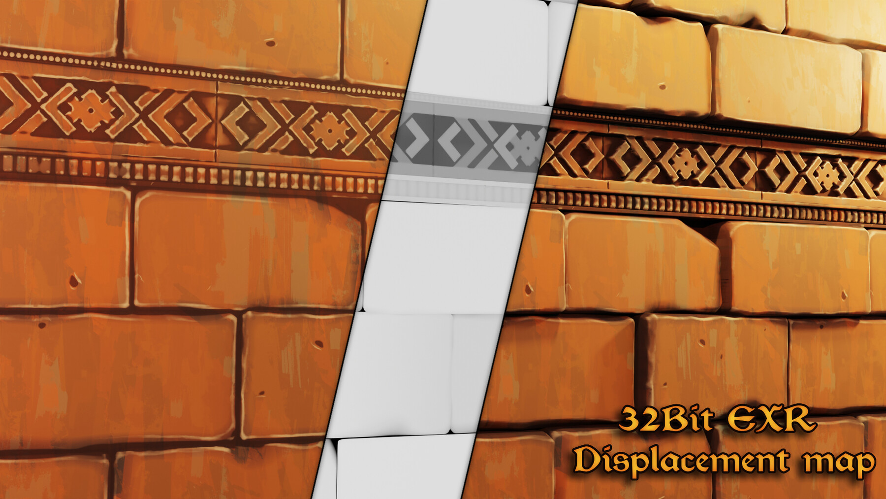 ArtStation - Stylized wall texture 8 Variations | Resources