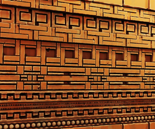 ArtStation - Stylized wall texture 8 Variations | Resources