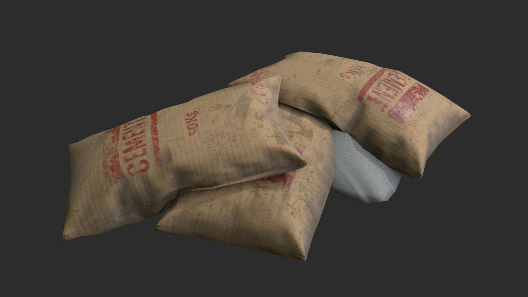 ArtStation - Cement Bags Assets | Game Assets