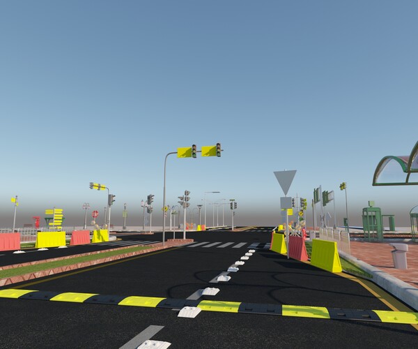 ArtStation - Road_Street_Collection_3D_model | Resources