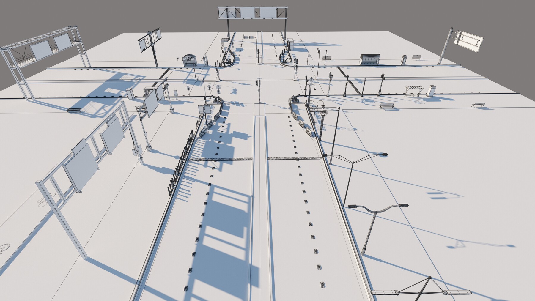 ArtStation - Road_Street_Collection_3D_model | Resources