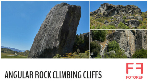 ArtStation - 150 photos of Angular Rock Climbing Cliffs | Resources