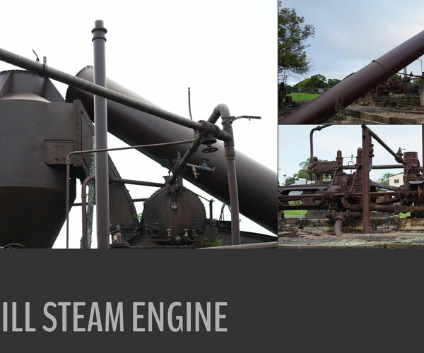 ArtStation - 93 photos of Saw Mill Steam Engine | Resources